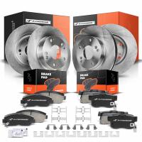 China Front & Rear Disc Brake Rotors & Ceramic Brake Pads for Honda Civic 2006-2011 for sale