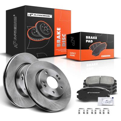 China Front Disc Brake Rotors & Ceramic Brake Pads for Hyundai Elantra 07-10 2.0L for sale