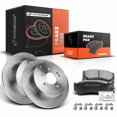 China Rear Disc Brake Rotors & Ceramic Brake Pads for Hyundai Santa Fe 2007-2009 for sale