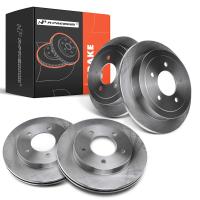 China Front & Rear Disc Brake Rotors for Ford F-150 2000-2004 4WD 5 Lug for sale