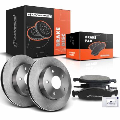 China Front Disc Brake Rotors & Ceramic Brake Pads for Jeep Grand Cherokee 1999-2002 for sale