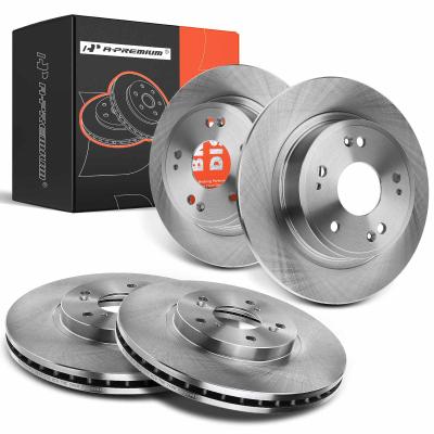 China Front & Rear Disc Brake Rotors for Honda Accord 2006-2012 Acura TSX 2009-2014 for sale