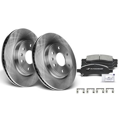 China Front Disc Brake Rotors & Ceramic Brake Pads for Chevrolet Traverse Buick GMC for sale
