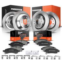 China Front & Rear Disc Brake Rotors & Ceramic Brake Pads for GMC Envoy Chevrolet for sale