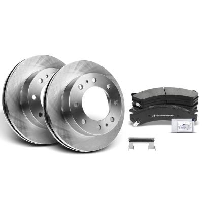 China Front Disc Brake Rotors & Ceramic Brake Pads for Chevrolet Silverado 2500 GMC for sale