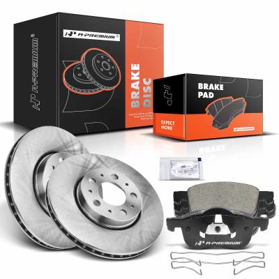 China Front Disc Brake Rotors & Ceramic Brake Pads for Volvo S60 01-09 S80 V70 XC70 for sale