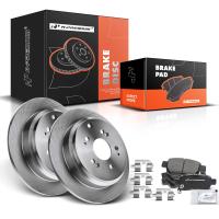 China Rear Drilled Rotors & Ceramic Brake Pads for Honda Odyssey 2005-2010 V6 3.5L for sale