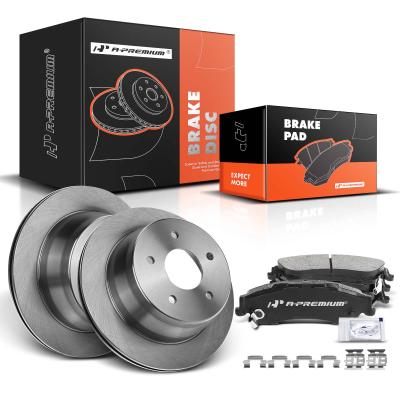China Rear Disc Brake Rotors & Ceramic Brake Pads for Chevrolet Blazer 97-05 S10 GMC for sale