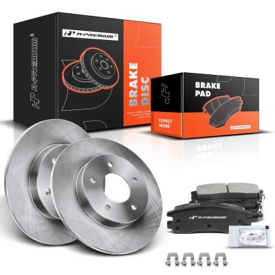 China Rear Disc Brake Rotors & Ceramic Brake Pads for Buick Park Avenue Cadillac for sale