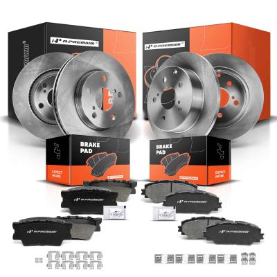 China Front & Rear Disc Brake Rotors & Ceramic Brake Pads for Lexus HS250h 2010-2012 for sale