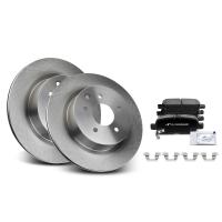 China Rear Disc Brake Rotors & Ceramic Brake Pads for Nissan 350Z 370Z Maxima for sale