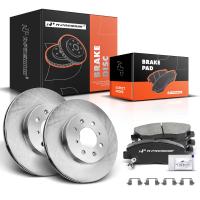 China Front Disc Brake Rotors & Ceramic Brake Pads for Acura EL 97-05 Honda Civic for sale