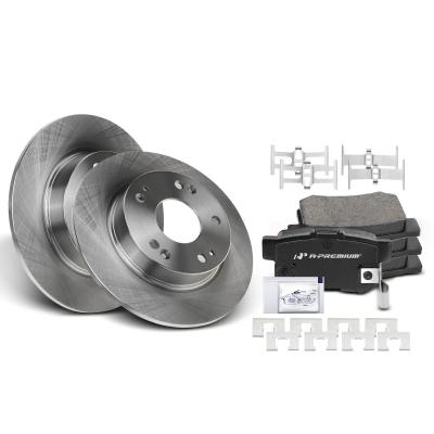 China Rear Disc Brake Rotors & Ceramic Brake Pads for Acura CSX 06-11 Honda Civic for sale