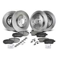 China Front & Rear Disc Brake Rotors & Ceramic Brake Pads for Mazda CX-7 2007-2012 for sale