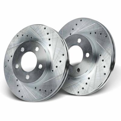 China Front Drilled Brake Rotors for Ford Taurus 1994-2000 Windstar Mercury Lincoln for sale