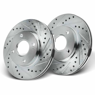 China Front Drilled Brake Rotors for Ford Focus 2000-2004 Excluding SVT for sale