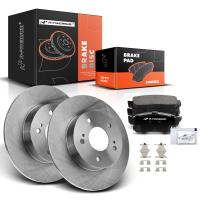 China Rear Disc Brake Rotors & Ceramic Brake Pads for Nissan Maxima 1994-2000 V6 3.0L for sale