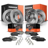 China Front & Rear Disc Brake Rotors & Ceramic Brake Pads for Nissan Altima 07-13 for sale