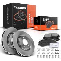 China Front Disc Brake Rotors & Ceramic Brake Pads for Nissan Rogue 04-17 2.0L 2.5L for sale