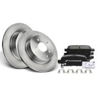 China Rear Disc Brake Rotors & Ceramic Brake Pads for Nissan Maxima 10-14 16-17 for sale