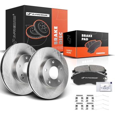 China Front Disc Brake Rotors & Ceramic Brake Pads for Nissan Maxima Infiniti 96-99 for sale