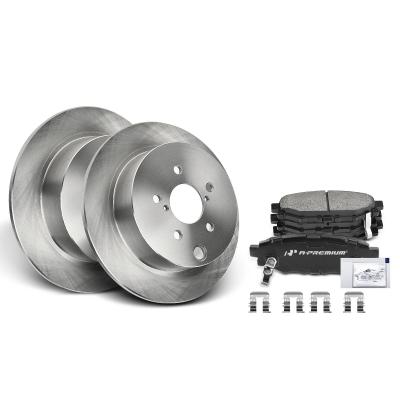 China Rear Disc Brake Rotors & Ceramic Brake Pads for Subaru Impreza 12-16 Forester for sale