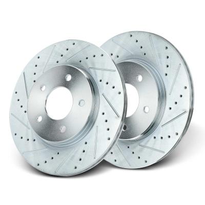 China Front Drilled Brake Rotors for Chevrolet Equinox 2005-2006 Pontiac Saturn for sale