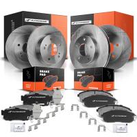 China Front & Rear Disc Brake Rotors & Ceramic Brake Pads for Nissan Maxima Infiniti for sale