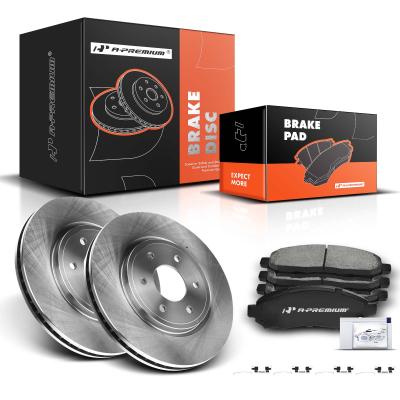 China Front Disc Brake Rotors & Ceramic Brake Pads for Nissan Xterra 2005-2015 Suzuki for sale