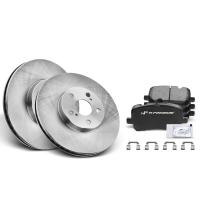 China Front Disc Brake Rotors & Ceramic Brake Pads for Pontiac Vibe Toyota 2003-2008 for sale