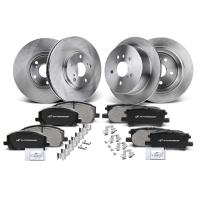 China Front & Rear Disc Brake Rotors & Ceramic Brake Pads for Toyota Highlander 04-07 for sale