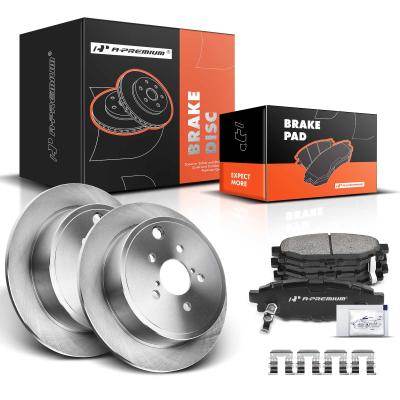 China Rear Disc Brake Rotors & Ceramic Brake Pads for Subaru Impreza Forester Legacy for sale
