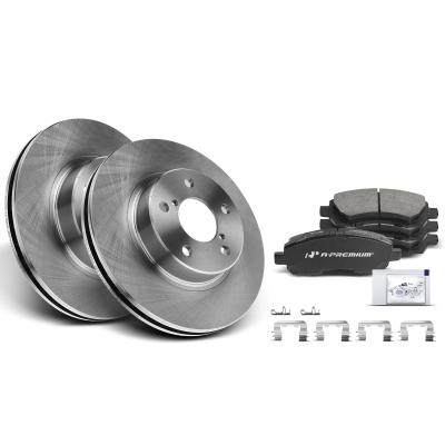 China Front Disc Brake Rotors & Ceramic Brake Pads for Subaru Impreza 1997-2001 Legacy for sale
