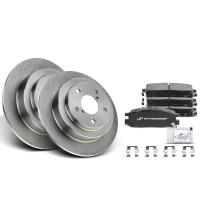China Rear Disc Brake Rotors & Ceramic Brake Pads for Subaru Impreza 1993-1998 for sale