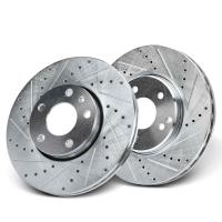China Front Drilled Brake Rotors for Mercedes-Benz C320 E320 SLK300 Chrysler for sale