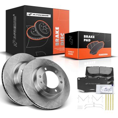 China Front Disc Brake Rotors & Ceramic Brake Pads for Toyota 4Runner FJ Cruiser for sale
