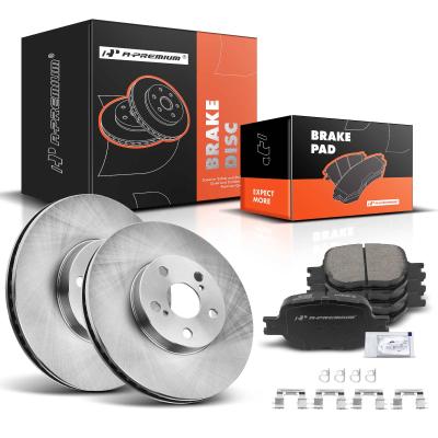 China Rear Disc Brake Rotors & Ceramic Brake Pads for Toyota 4Runner 2003-2009 Lexus for sale
