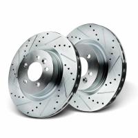 China Front Drilled Brake Rotors for Land Rover Range Rover Sport 2006-2017 LR4 for sale