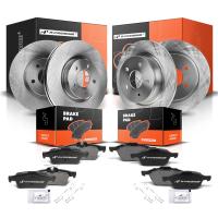 China Front & Rear Disc Brake Rotors & Ceramic Brake Pads for Ford Escape 2013-2015 for sale