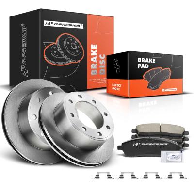 China Rear Disc Brake Rotors & Ceramic Brake Pads for Ford Excursion F-250 Super Duty for sale