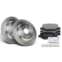 China Rear Disc Brake Rotors & Ceramic Brake Pads for Ford Explorer 11-17 Edge Lincoln for sale