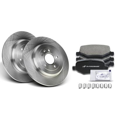 China Rear Disc Brake Rotors & Ceramic Brake Pads for Ford Explorer 11-17 Edge Lincoln for sale