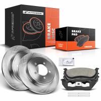 China Rear Disc Brake Rotors & Ceramic Brake Pads for Ford Explorer Mercury 2002-2005 for sale