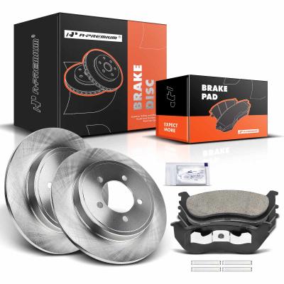 China Rear Disc Brake Rotors & Ceramic Brake Pads for Ford Explorer Mercury 2002-2005 for sale