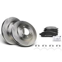 China Front Disc Brake Rotors & Ceramic Brake Pads for Ford F-150 2004-2008 Mark LT for sale