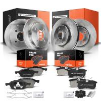 China Front & Rear Disc Brake Rotors & Ceramic Brake Pads for Ford Focus 2005-2007 for sale