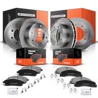 China Front & Rear Disc Brake Rotors & Ceramic Brake Pads for Ford F-350 Super Duty 05-07 for sale