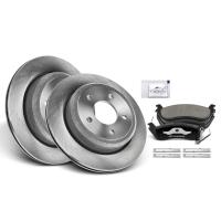 China Rear Disc Brake Rotors & Ceramic Brake Pads for Ford Ranger 2010-2011 2.3L 4.0L for sale