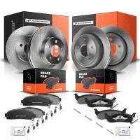 China Front & Rear Disc Brake Rotors & Ceramic Brake Pads for Ford Ranger 10-11 4WD for sale