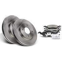 China Front Disc Brake Rotors & Ceramic Brake Pads for Ford Focus 2000-2004 for sale